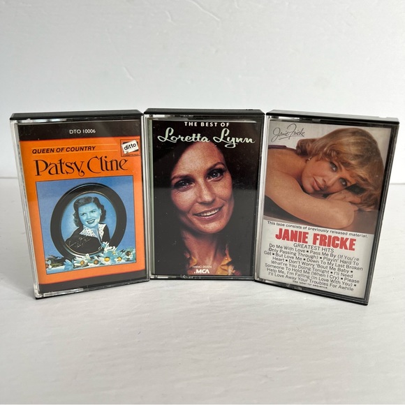 Media | Vtg Country Music Lot Of 3 Patsy Cline Loretta Lynn Janie ...